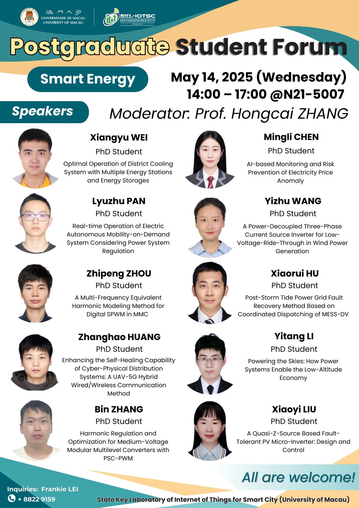 Postgraduate Student Forum: Smart Energy - State Key Laboratory of ...